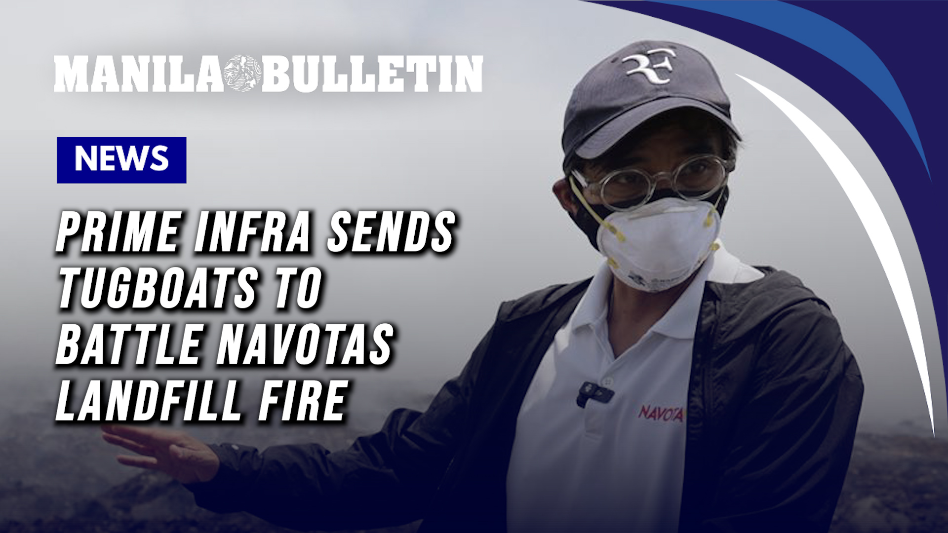 Prime Infra sends tugboats to battle Navotas landfill fire