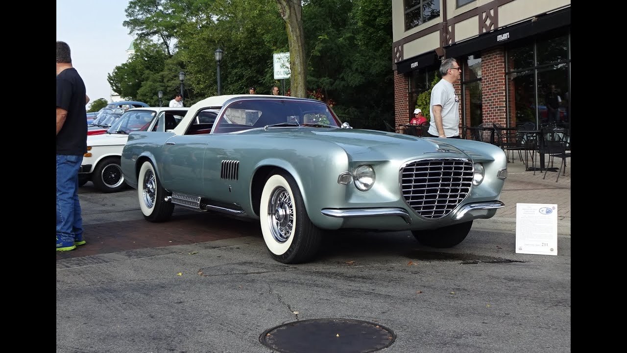 Chrome green 1955 Chrysler concept car