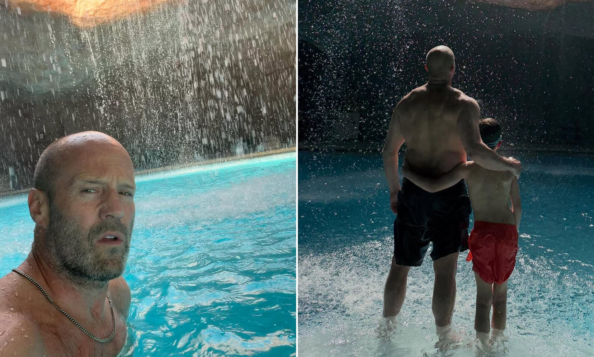 Jason Statham and Rosie Huntington-Whiteley share snaps of rarely seen ...