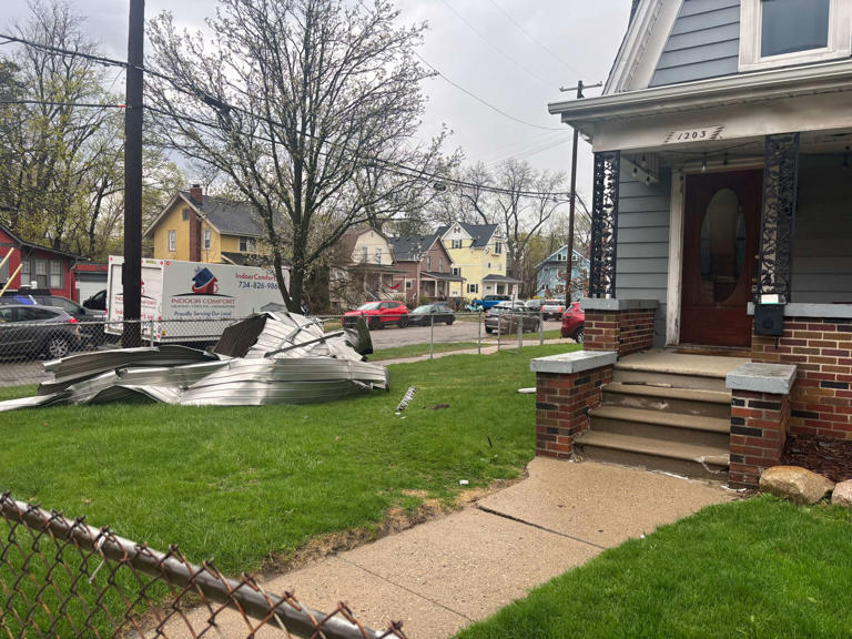 Yost Ice Arena significantly damaged by high-wind storm