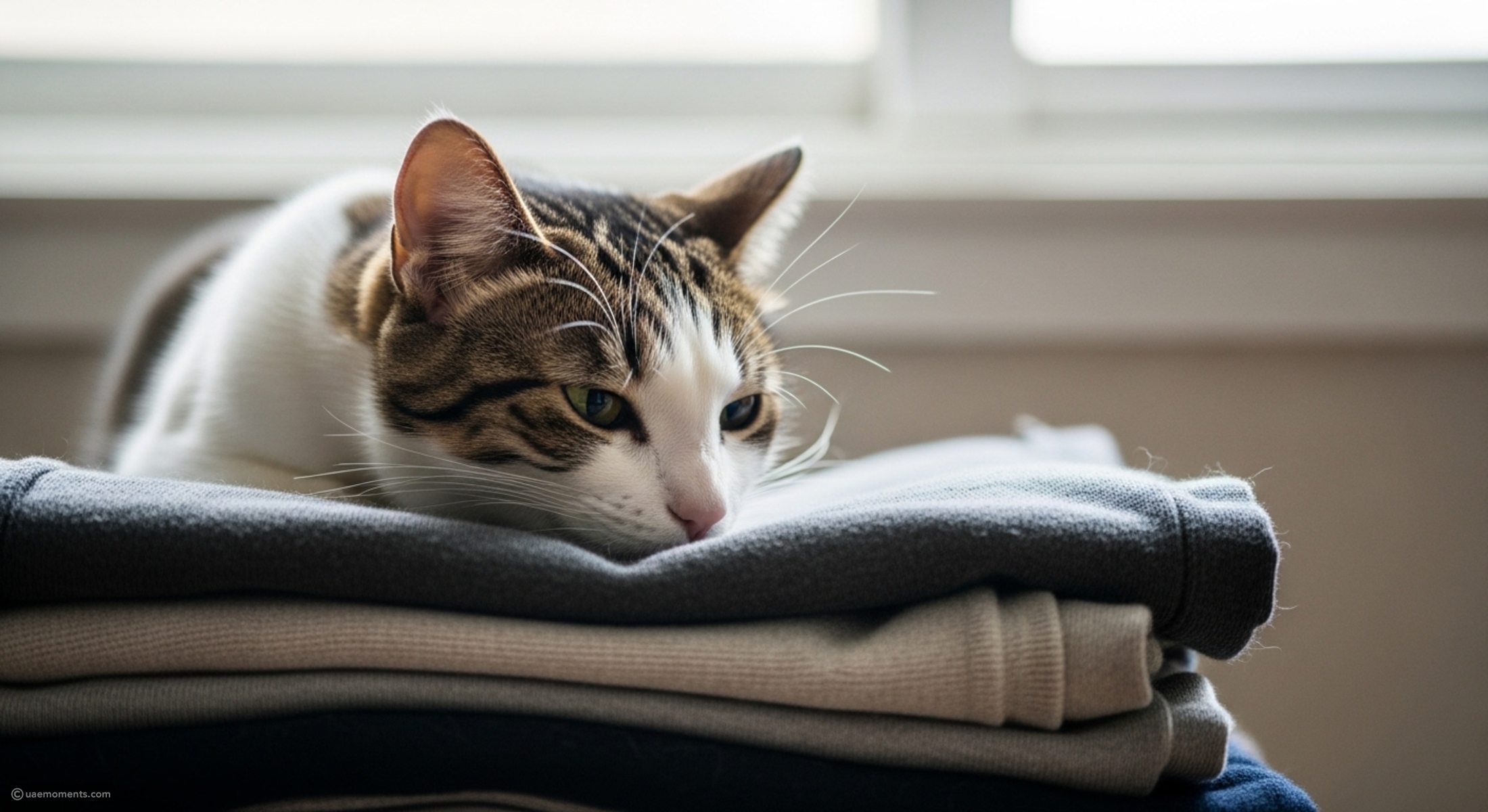 Why your cat sleeps on your clothes and the hidden message behind it
