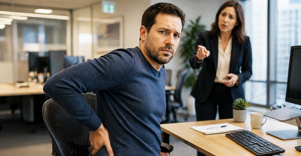 I brought in my own office chair because the one the company gave me ...