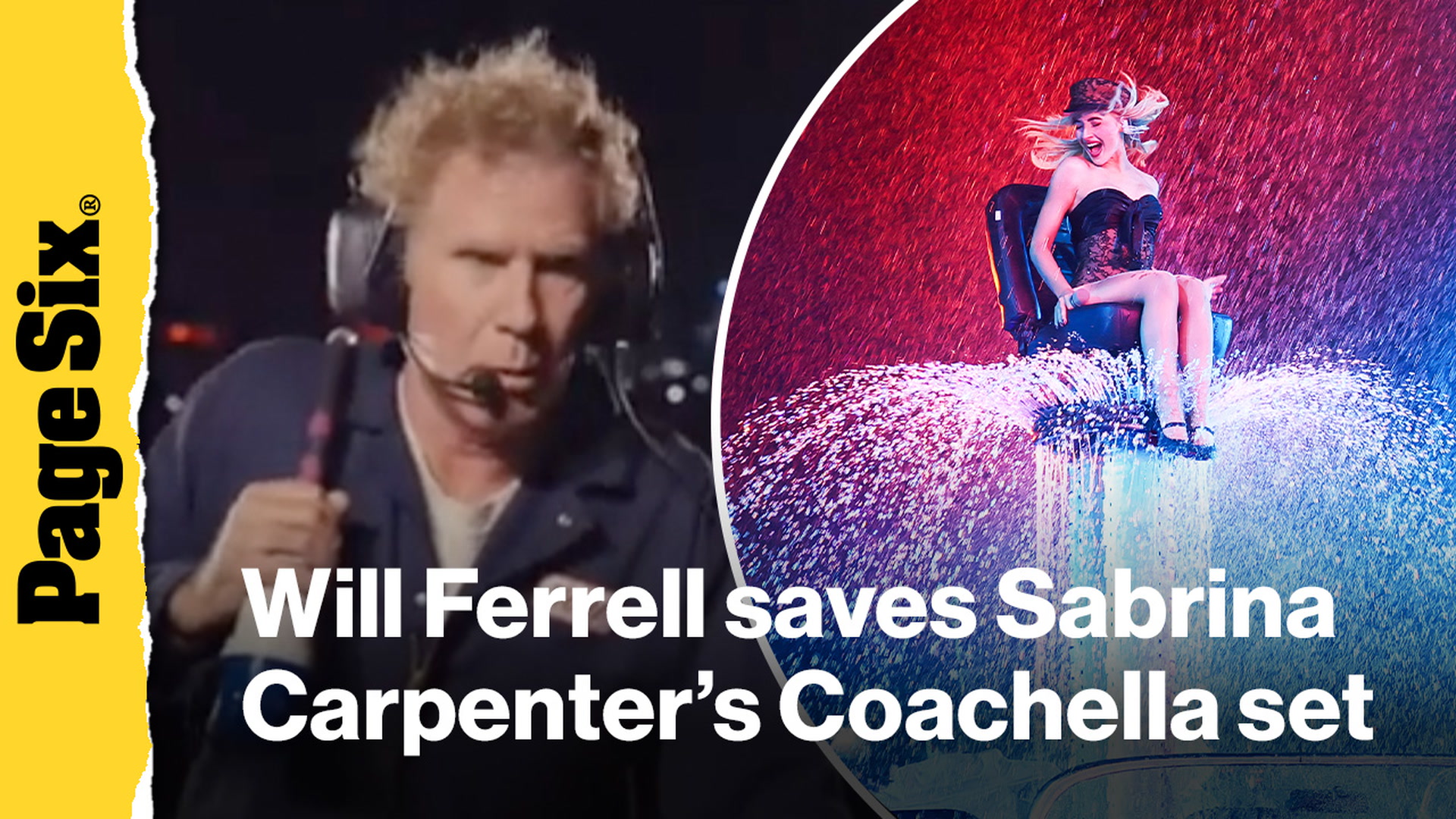 Will Ferrell saves Sabrina Carpenter's Coachella set — singer ...