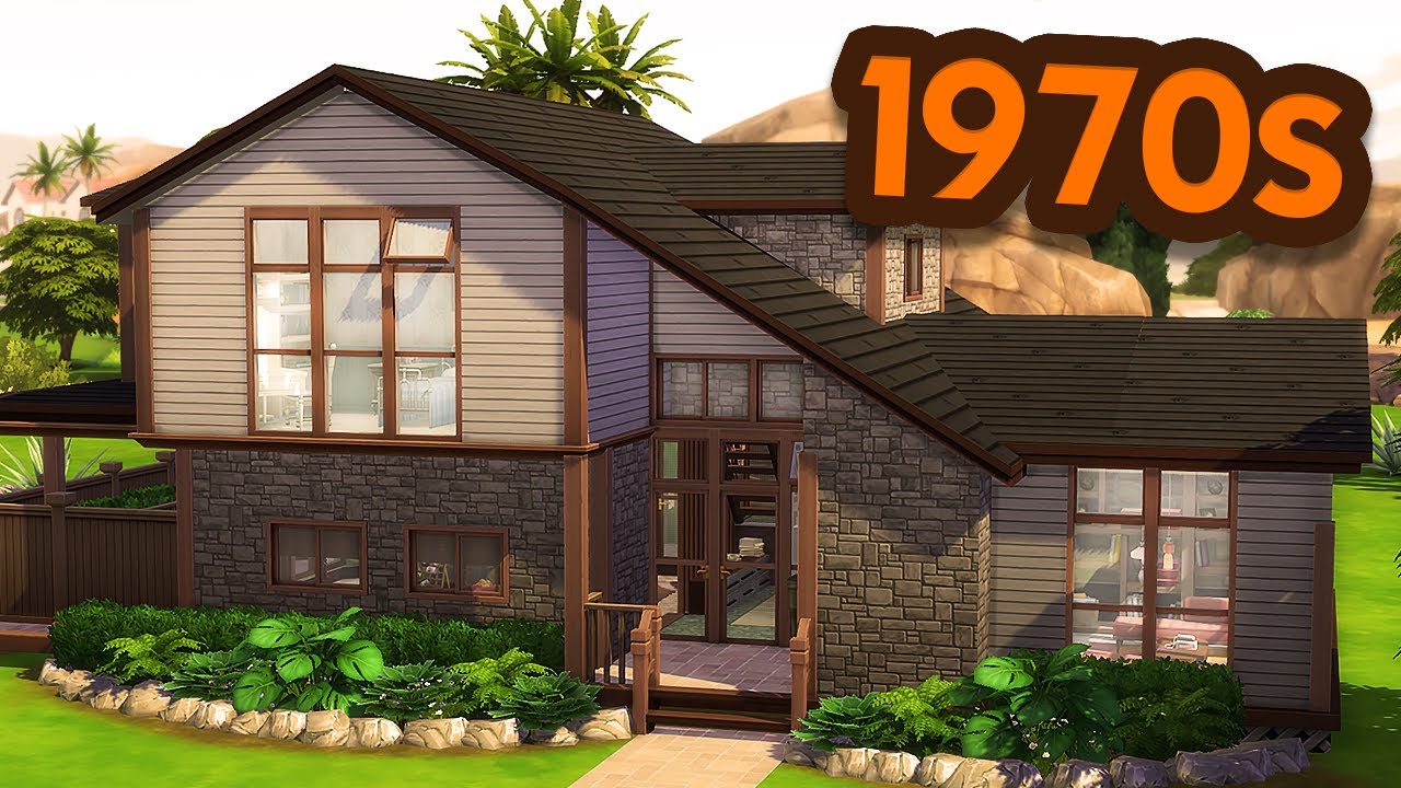 I built a historically accurate 70s home in Sims 4