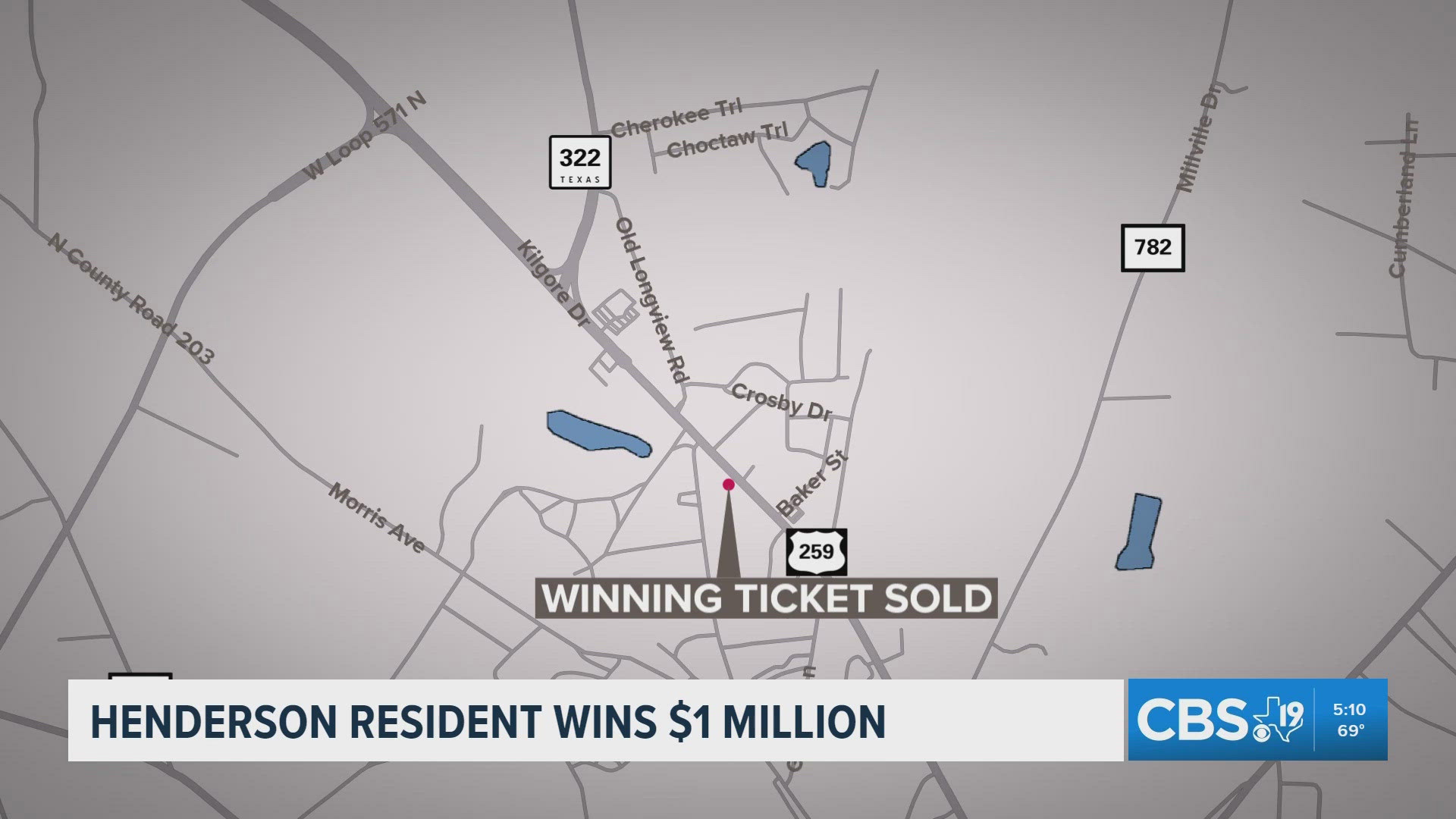 Henderson resident wins $1 million with Texas Lottery scratch ticket