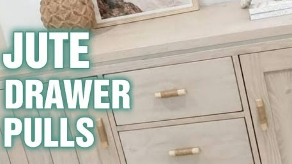 DIY jute pull furniture handles that instantly upgrade your pieces