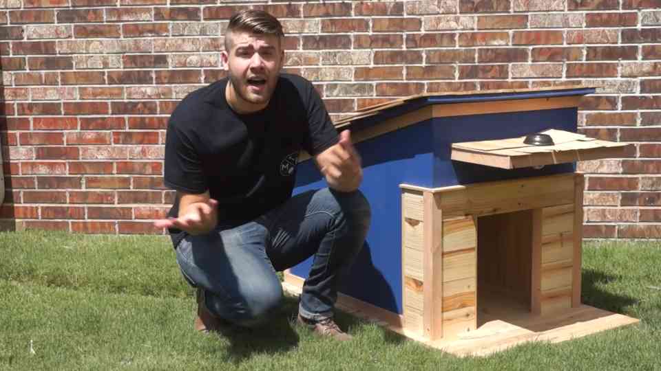 This dog house is nicer than my house, not even joking