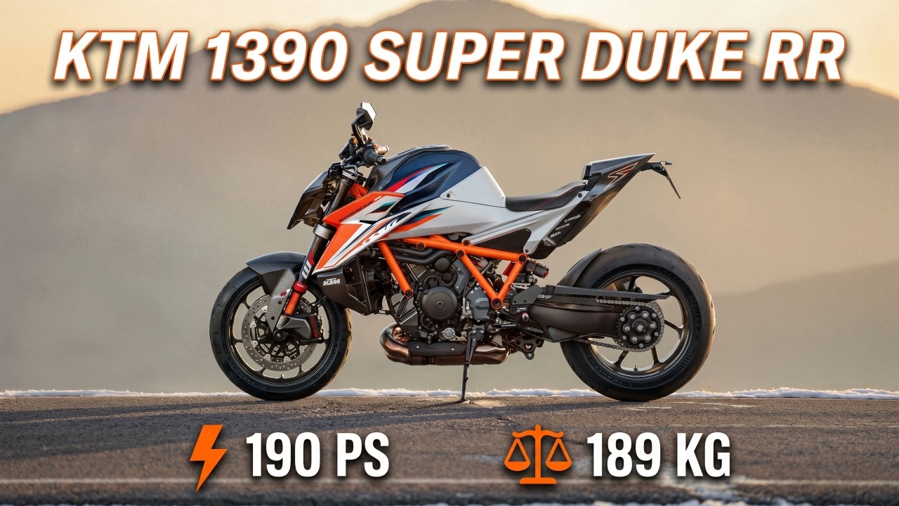 2026 KTM 1390 Super Duke RR: 190 PS V2 und Hightech pur