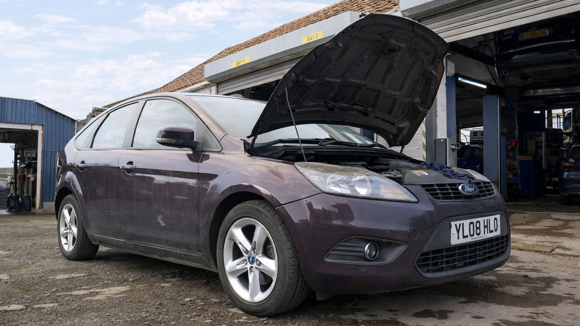 This high mileage car continues running despite engine concerns