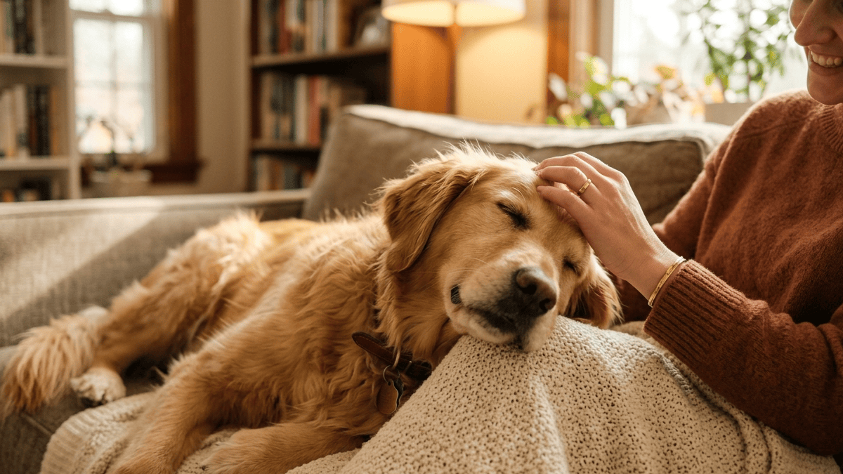 This is what goes through your dog's mind every time you pet him