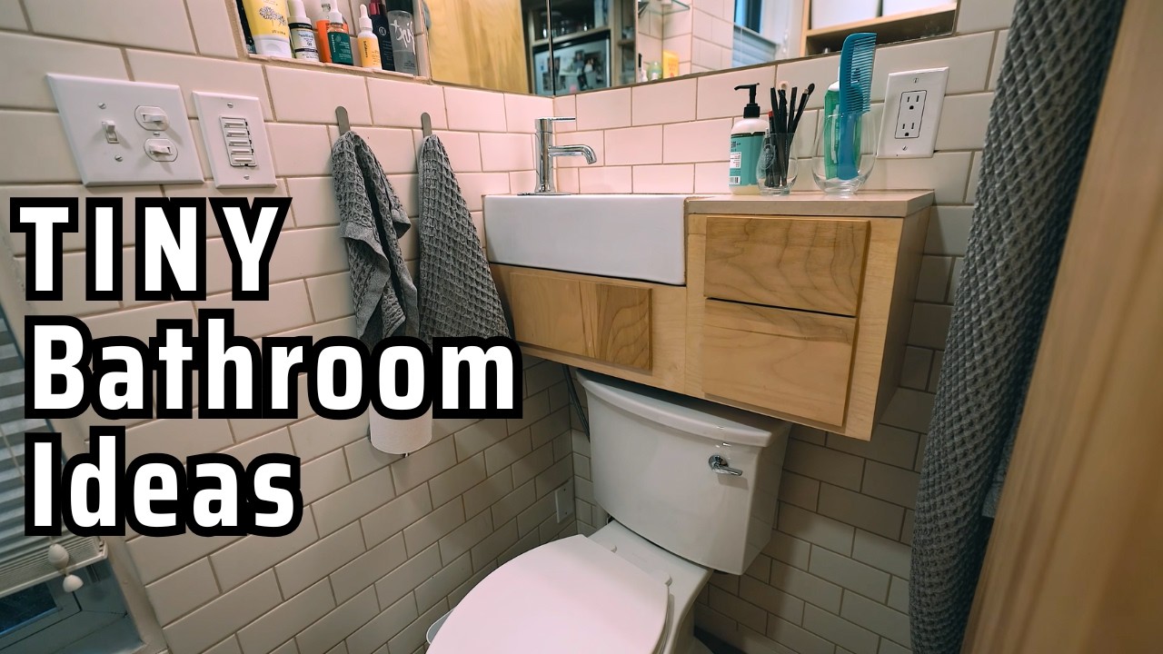 Top tiny house bathroom hacks you need!