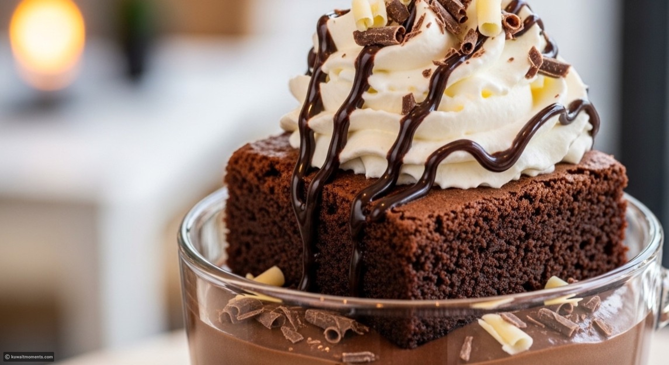 12 desserts with chocolate pudding