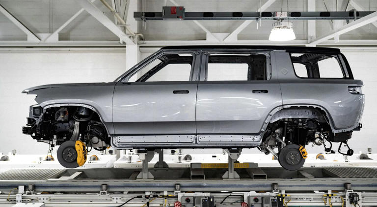 Rivian's Illinois factory will be powered by recycled EV batteries