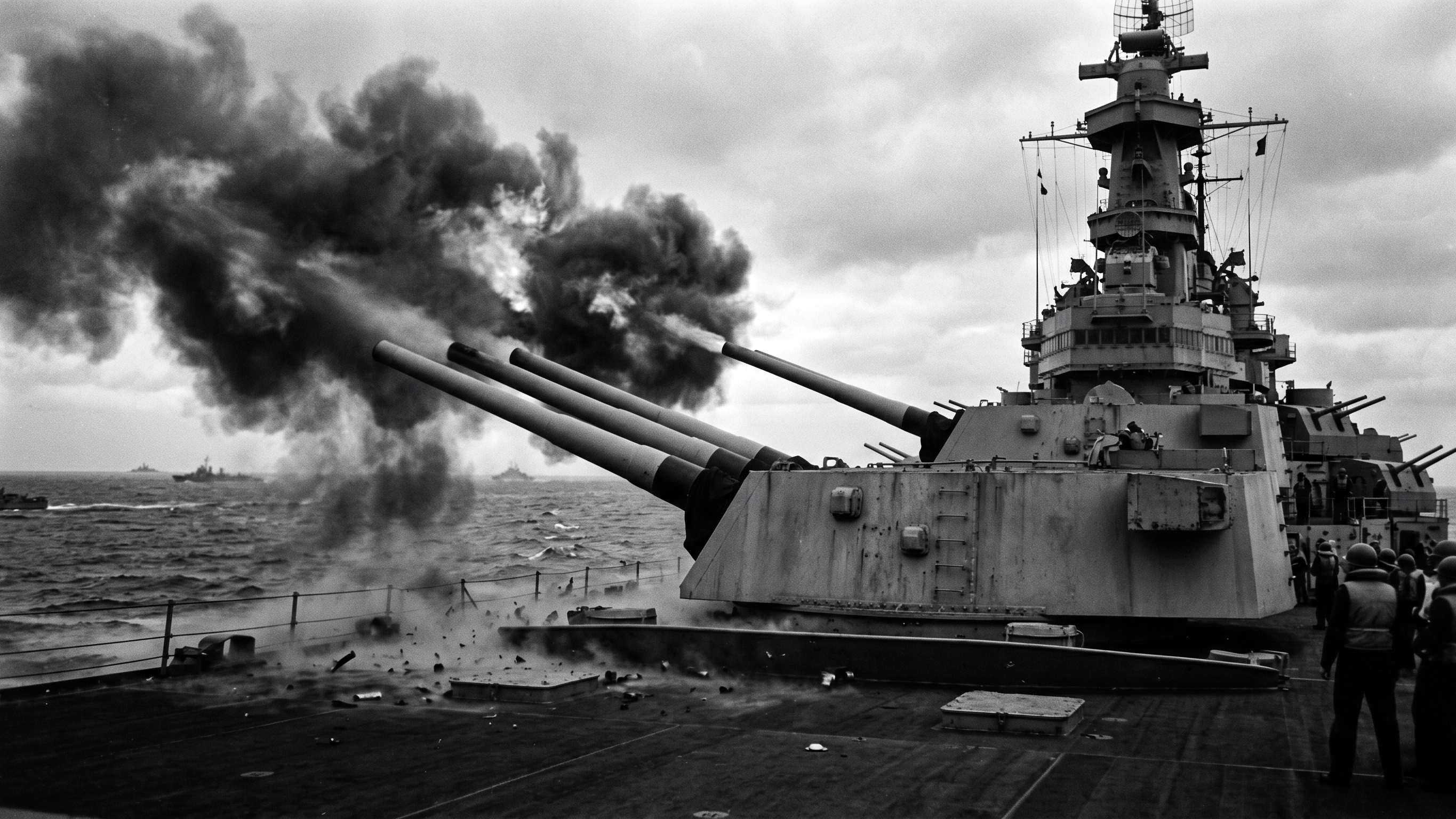 The last great American battleship - USS Missouri and her 16-inch guns