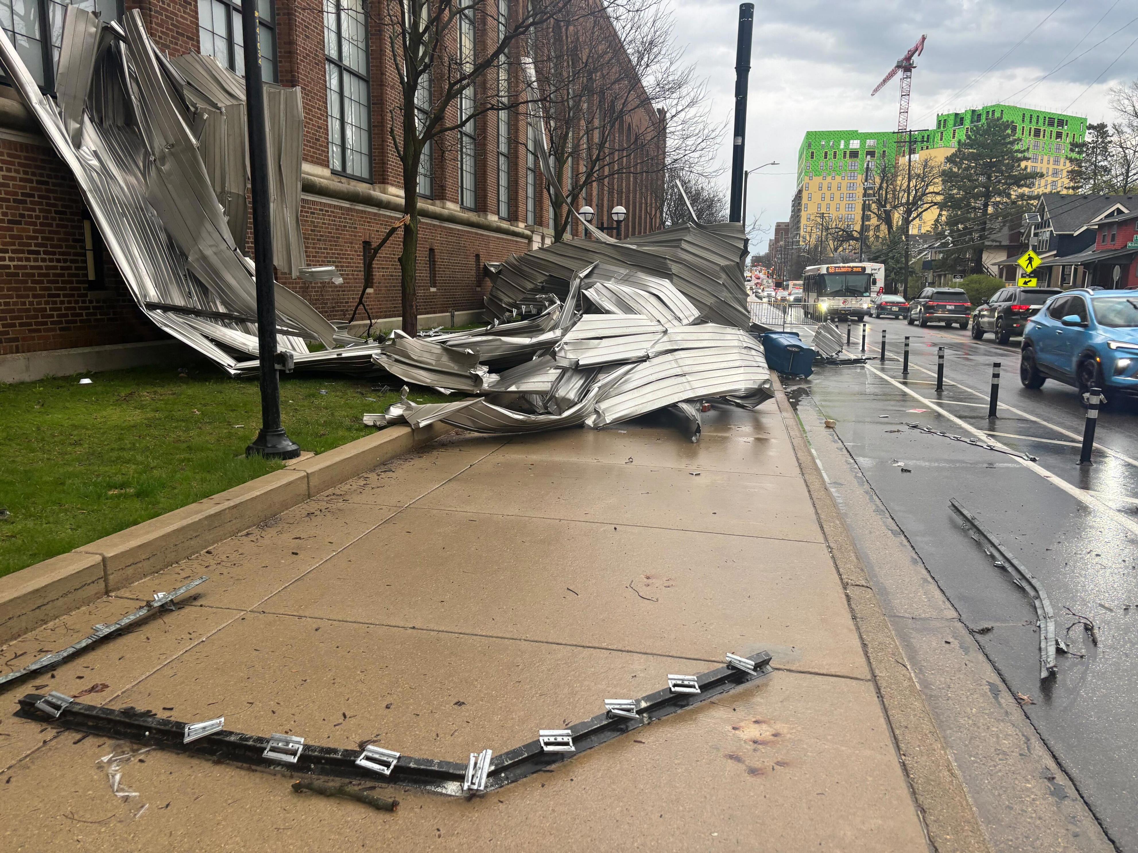 Yost Ice Arena significantly damaged by high-wind storm