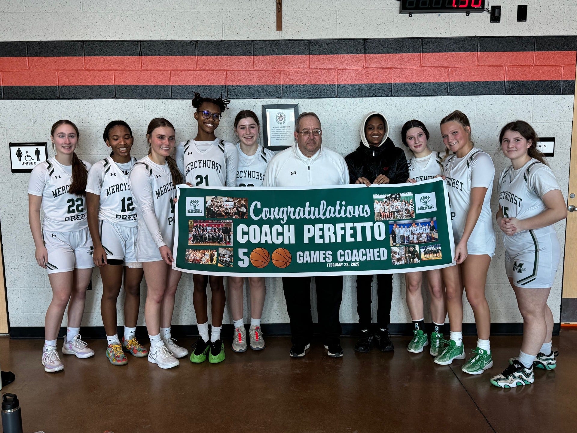 Dan Perfetto retires as the Mercyhurst Prep girls basketball coach