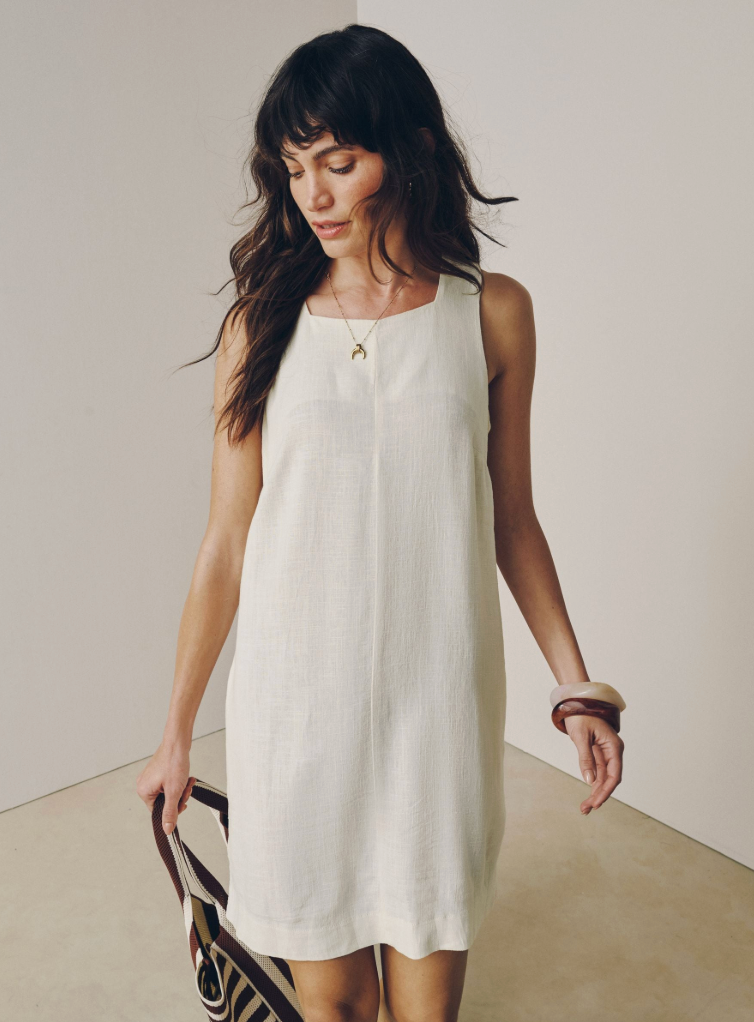 Linen shift dresses are a flattering sunshine staple this season – shop ...
