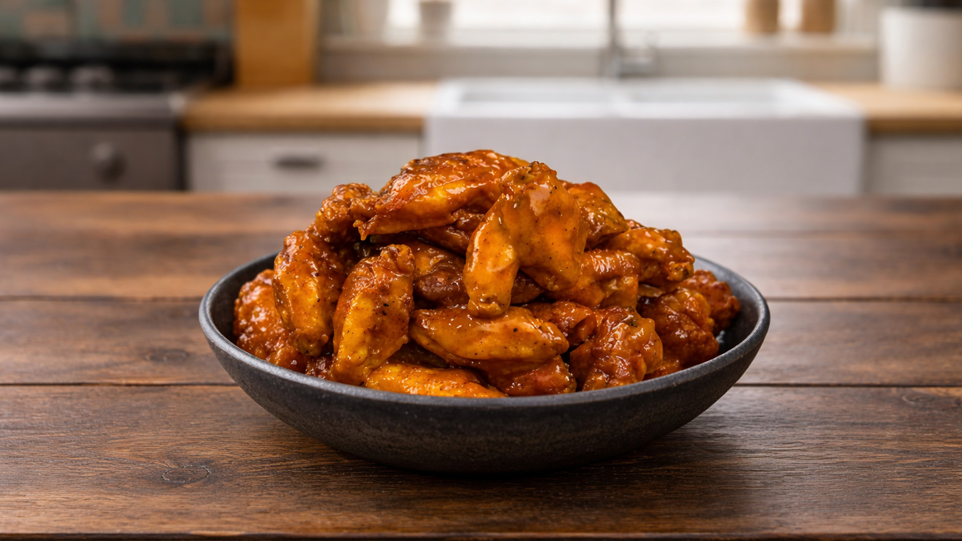How to make spicy glazed chicken wings