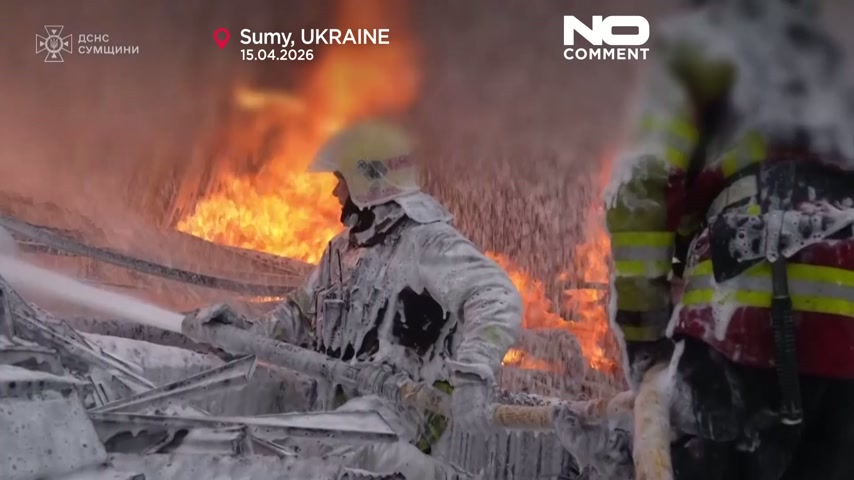 Strikes hit Sloviansk and Sumy as Russia pounds Ukrainian cities