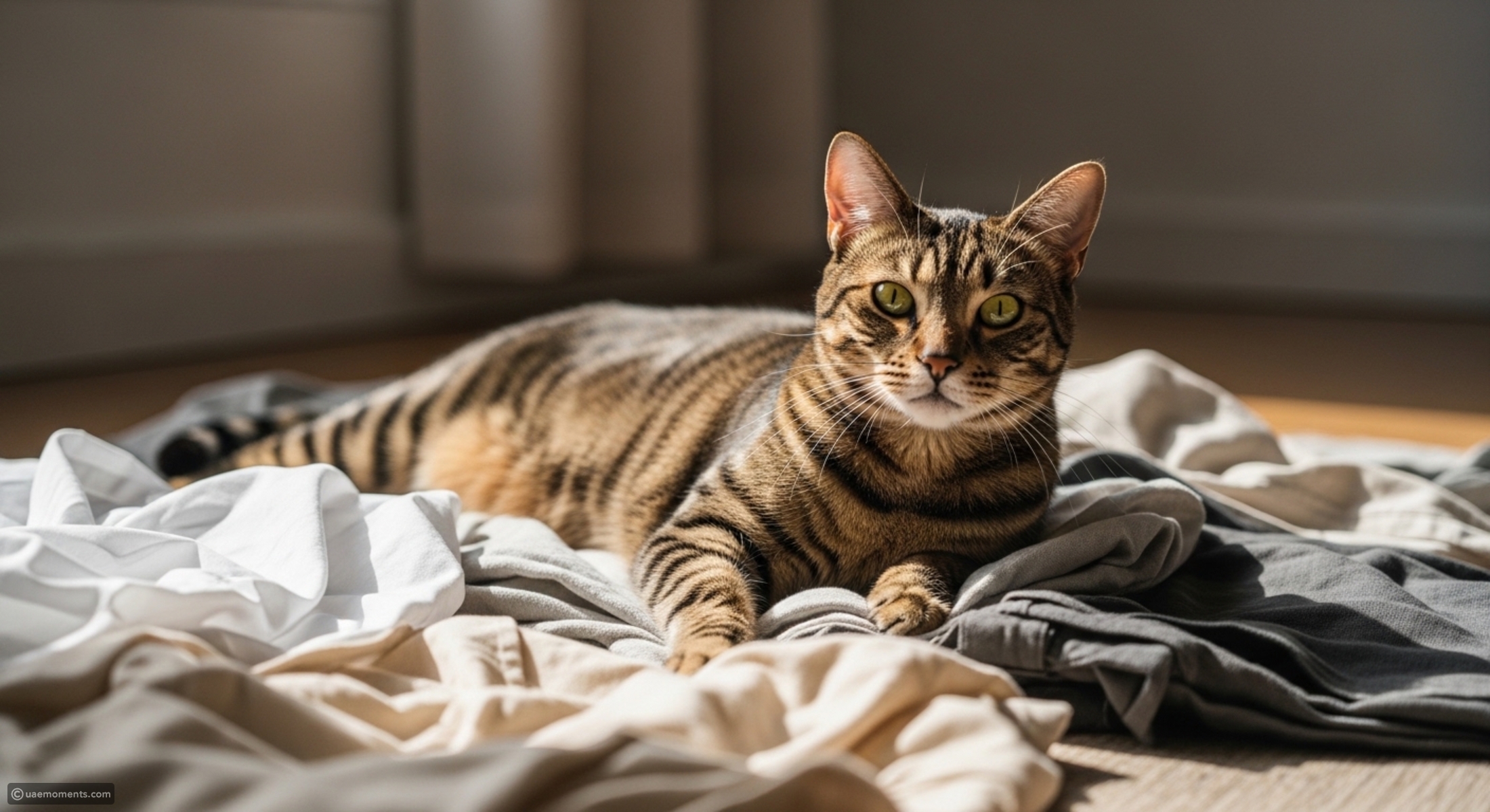 Why your cat sleeps on your clothes and the hidden message behind it