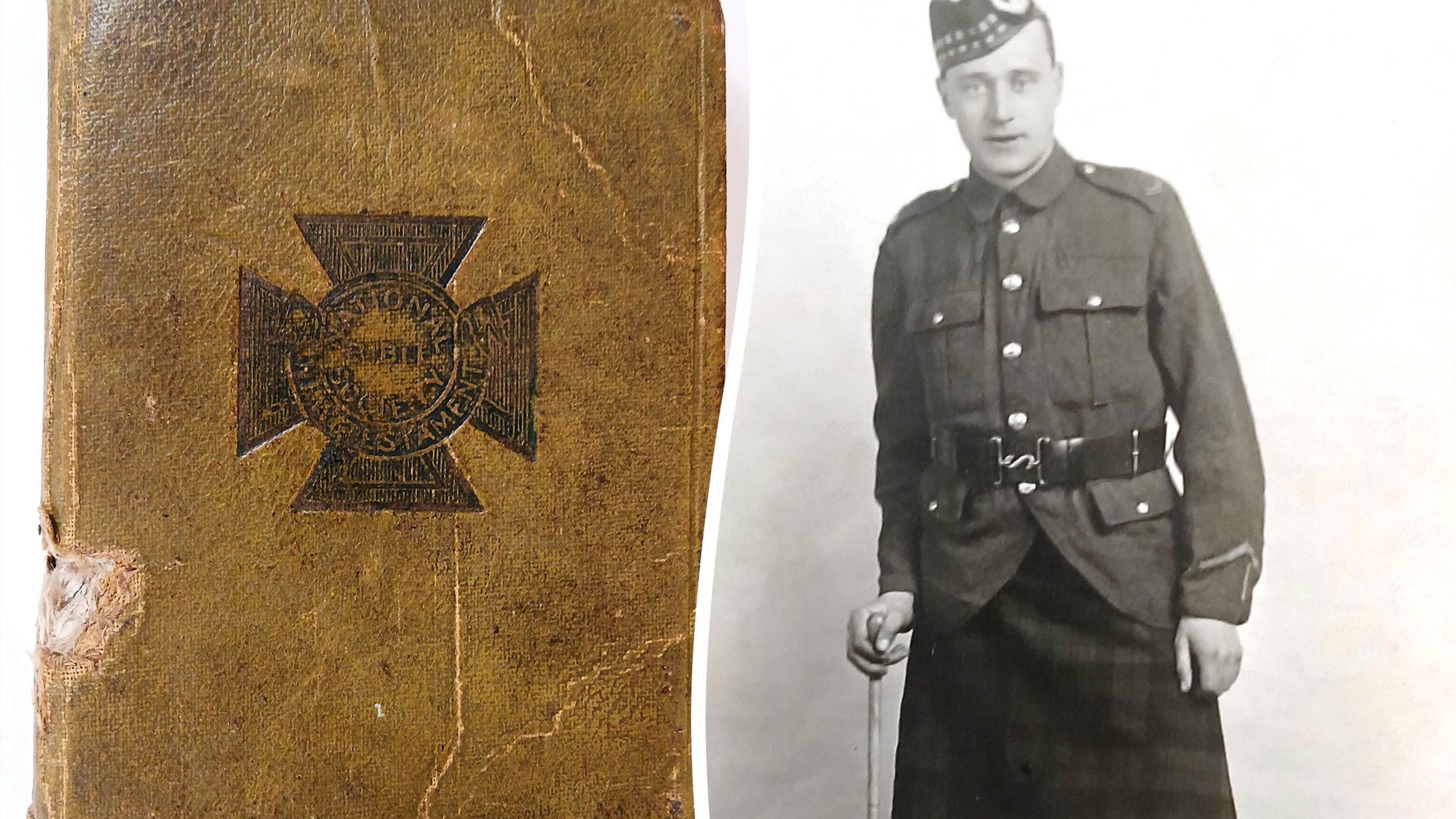 A Bible saved my grandfather from a bullet in WWI