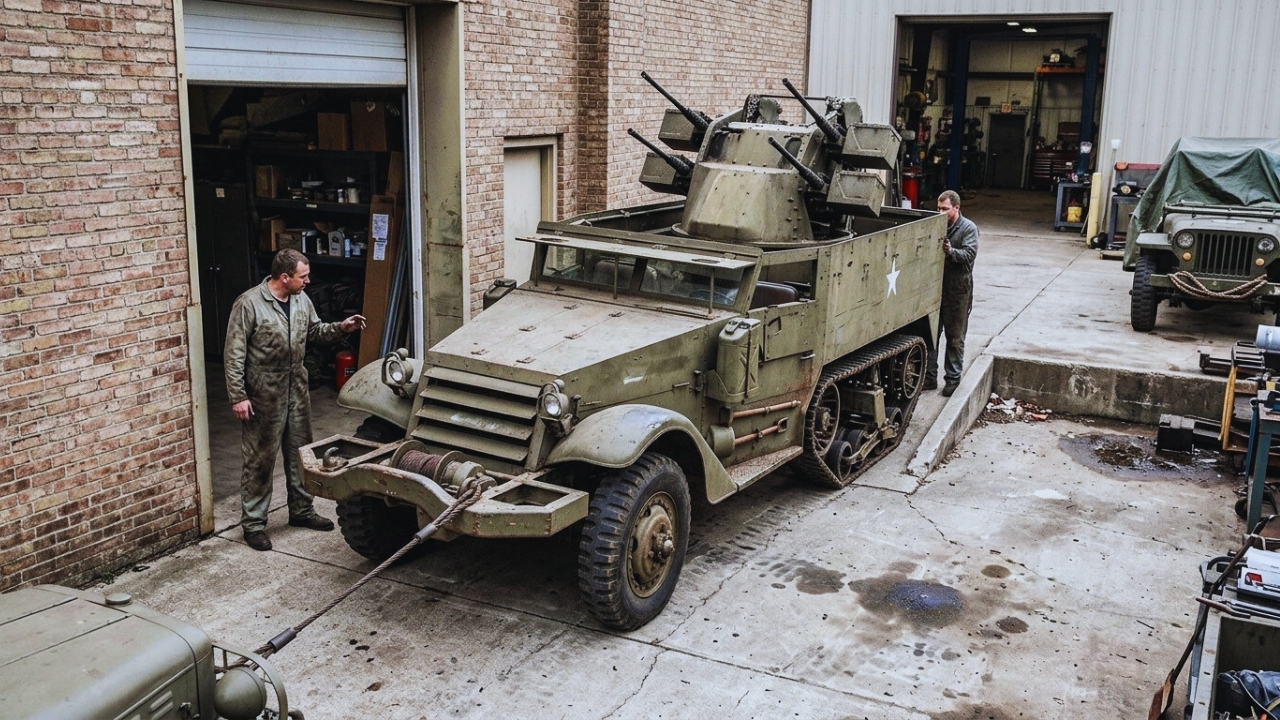 The M16 restoration started with a risky move