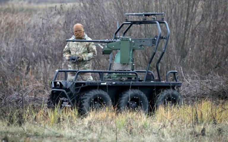 Ukraine captured a Russian position using only robots and drones