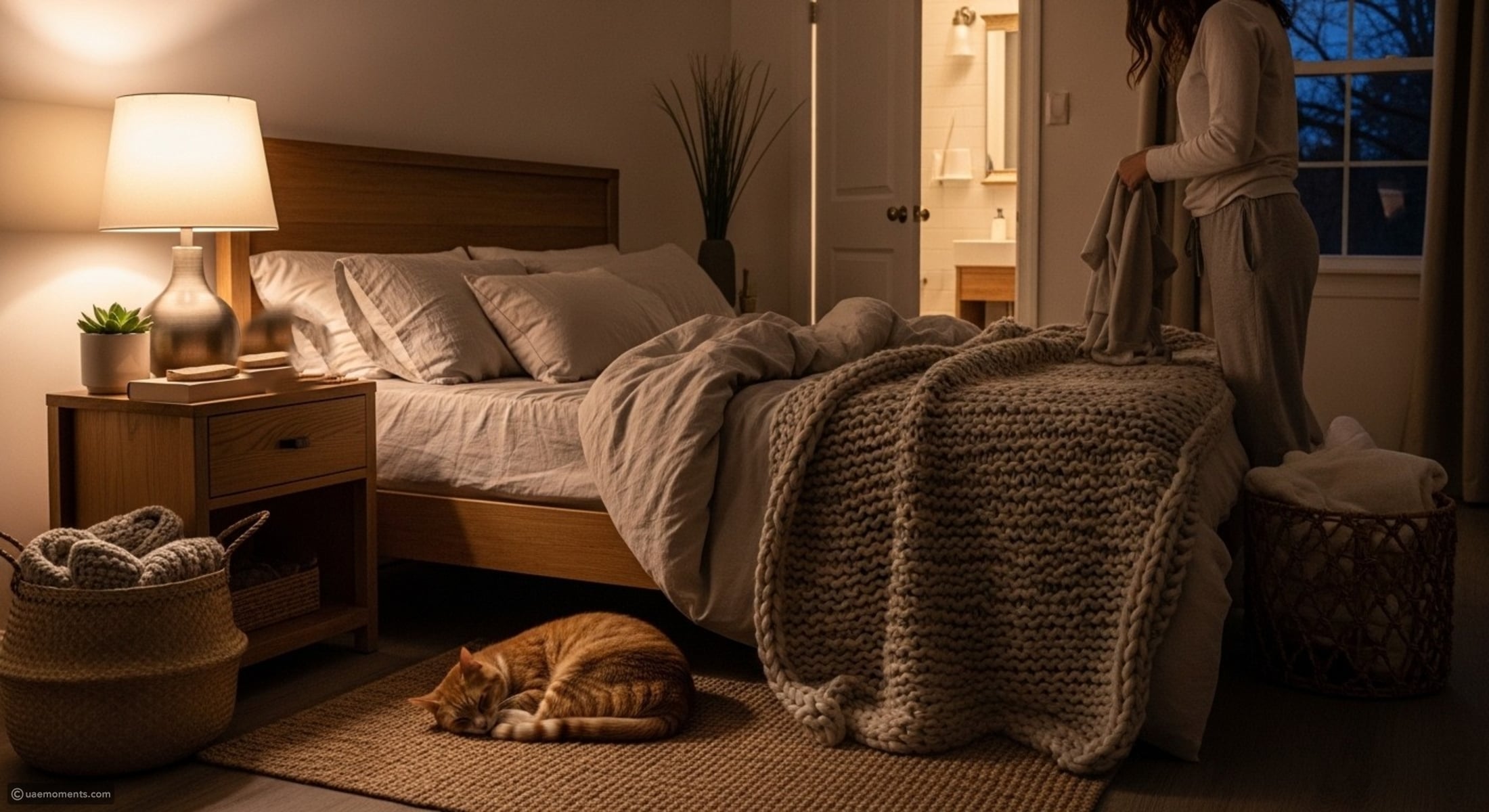 Say these 9 gentle nighttime phrases to your cat for a stronger bond