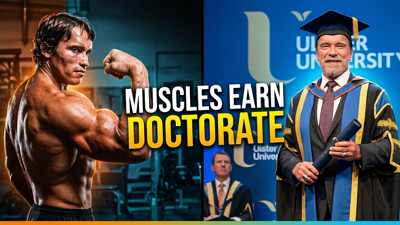 Arnold just became 'doctor'... after bodybuilding?