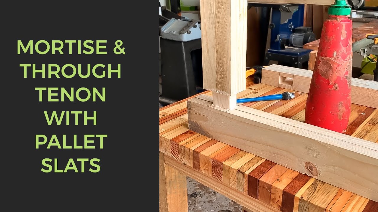 Watch me create with pallet wood slats