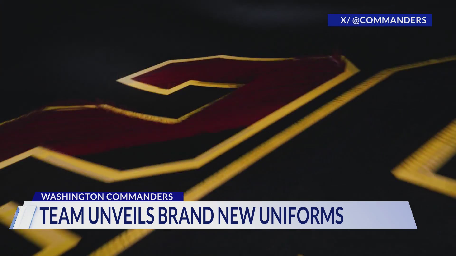 Commanders unveil new uniforms
