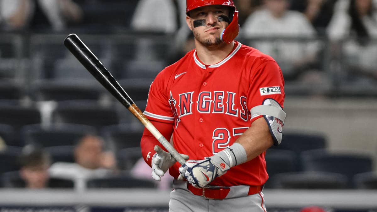 The angels are being encouraged to trade Mike Trout