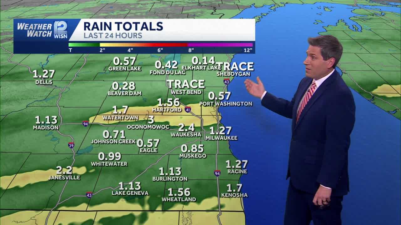 Milwaukee rainfall totals surpass April average as more storms approach