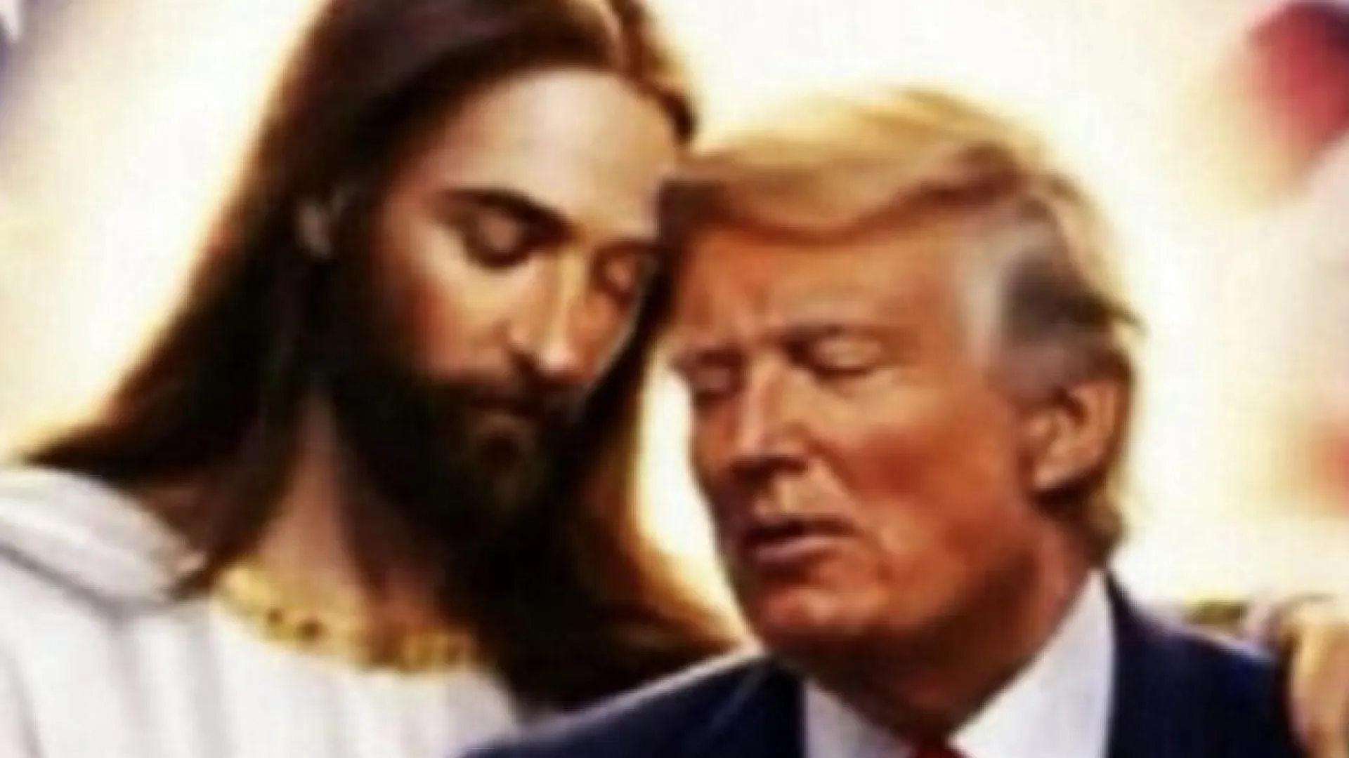 Após polémica, Trump repartilha imagem de IA onde surge abraçado a Jesus