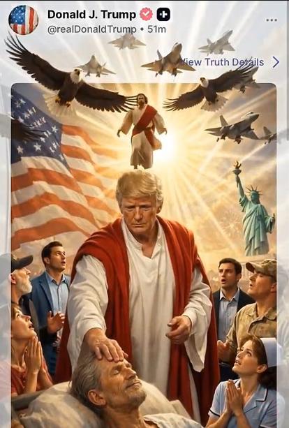 Jesus punches Trump in face in AI video posted by Iran’s embassy in ...