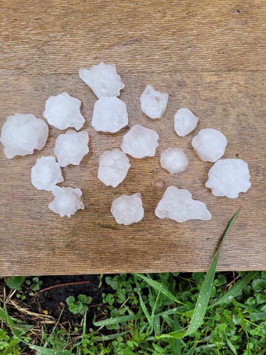 Gallery: Severe storms bring large hail, flash flooding threat to ...