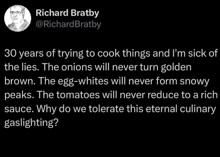 A mouthful of hilarious cooking memes for amateur chefs