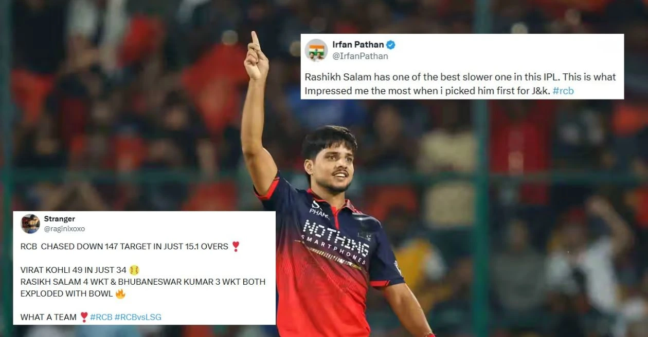 IPL 2026: Fans go crazy as Rasikh Salam’s fiery spell storms RCB to ...