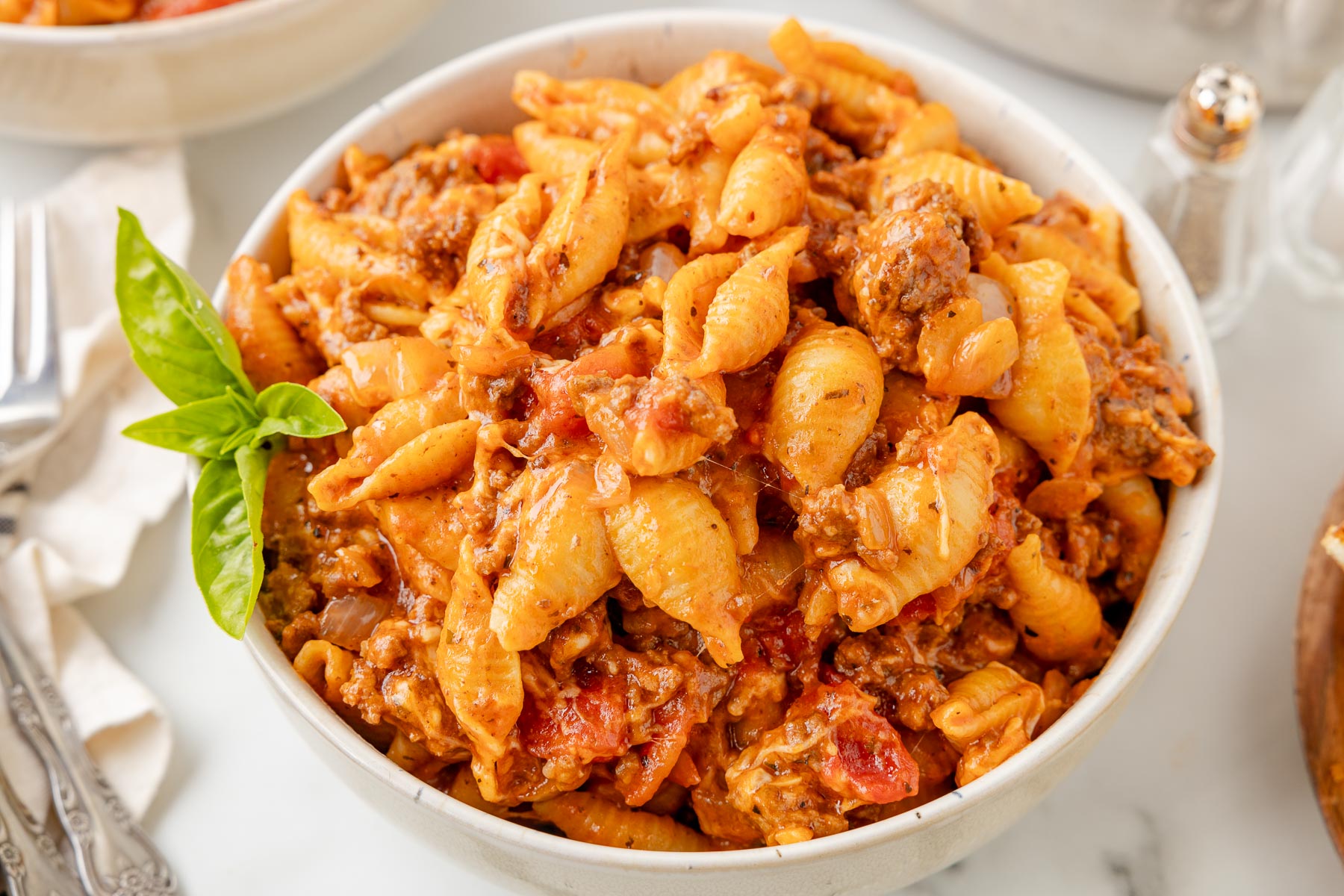 Homemade hamburger helper