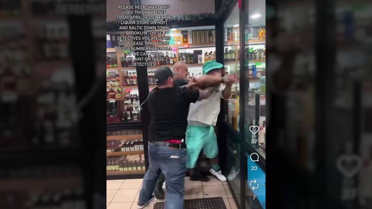 Man beaten by police in bloody, caught-on-video incident in Brooklyn