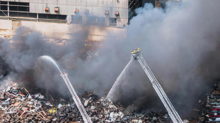 Worker indicted on arson charges following large-scale warehouse blaze
