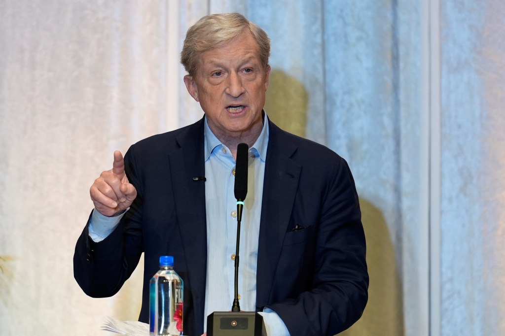 Tom Steyer and Steve Hilton pull ahead in California governor race: poll