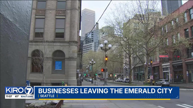 Report shows businesses are fleeing downtown Seattle