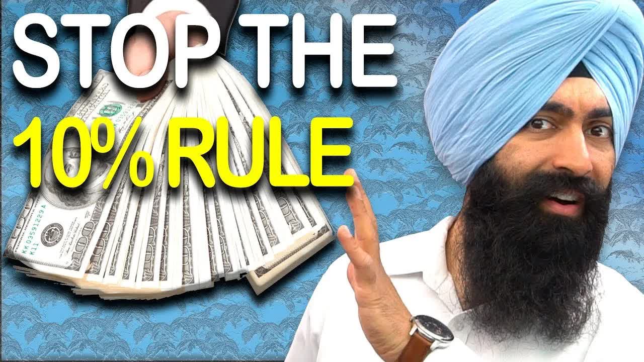 Stop following the 10% rule