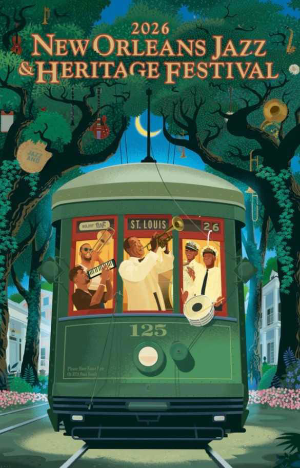 Meet the artist behind the 2026 Jazz Fest poster — and the jazz giant ...