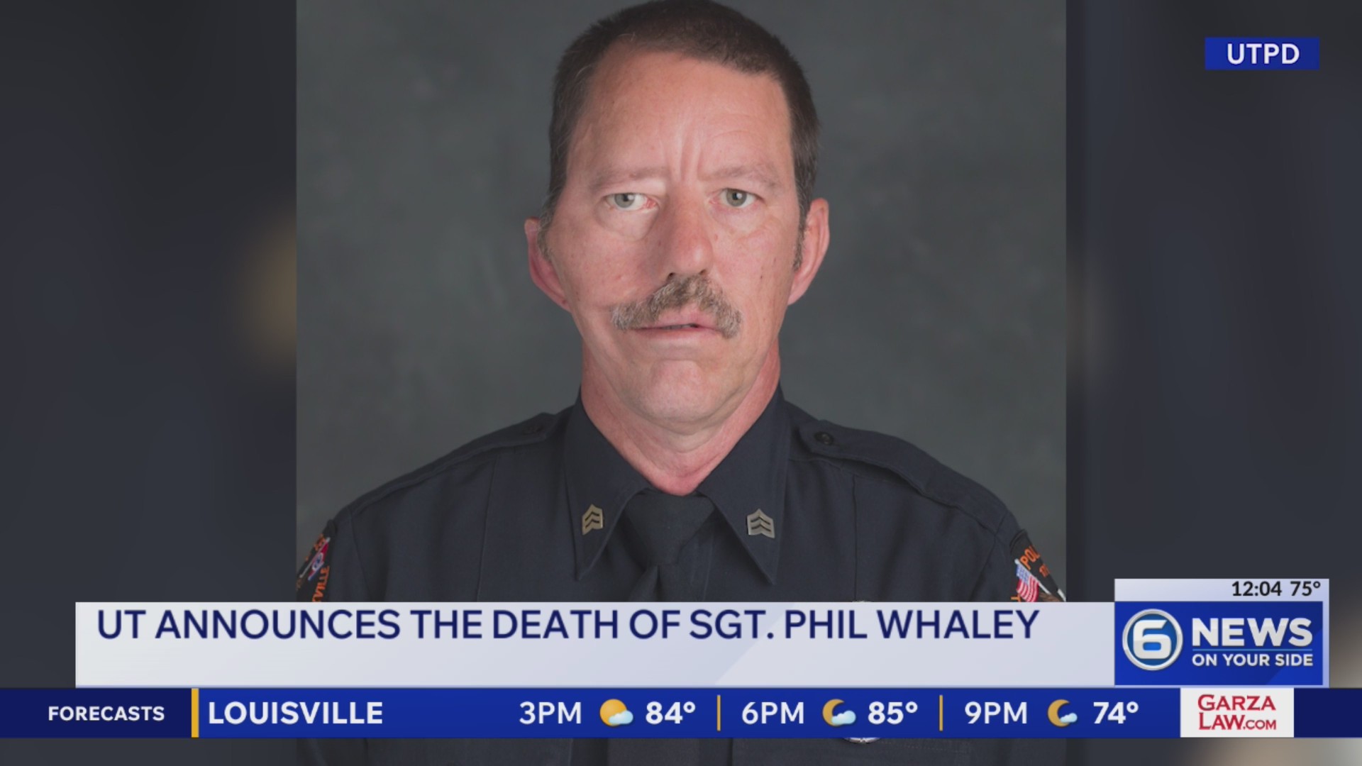 UT Police Department announces death of Sergeant Phil Whaley