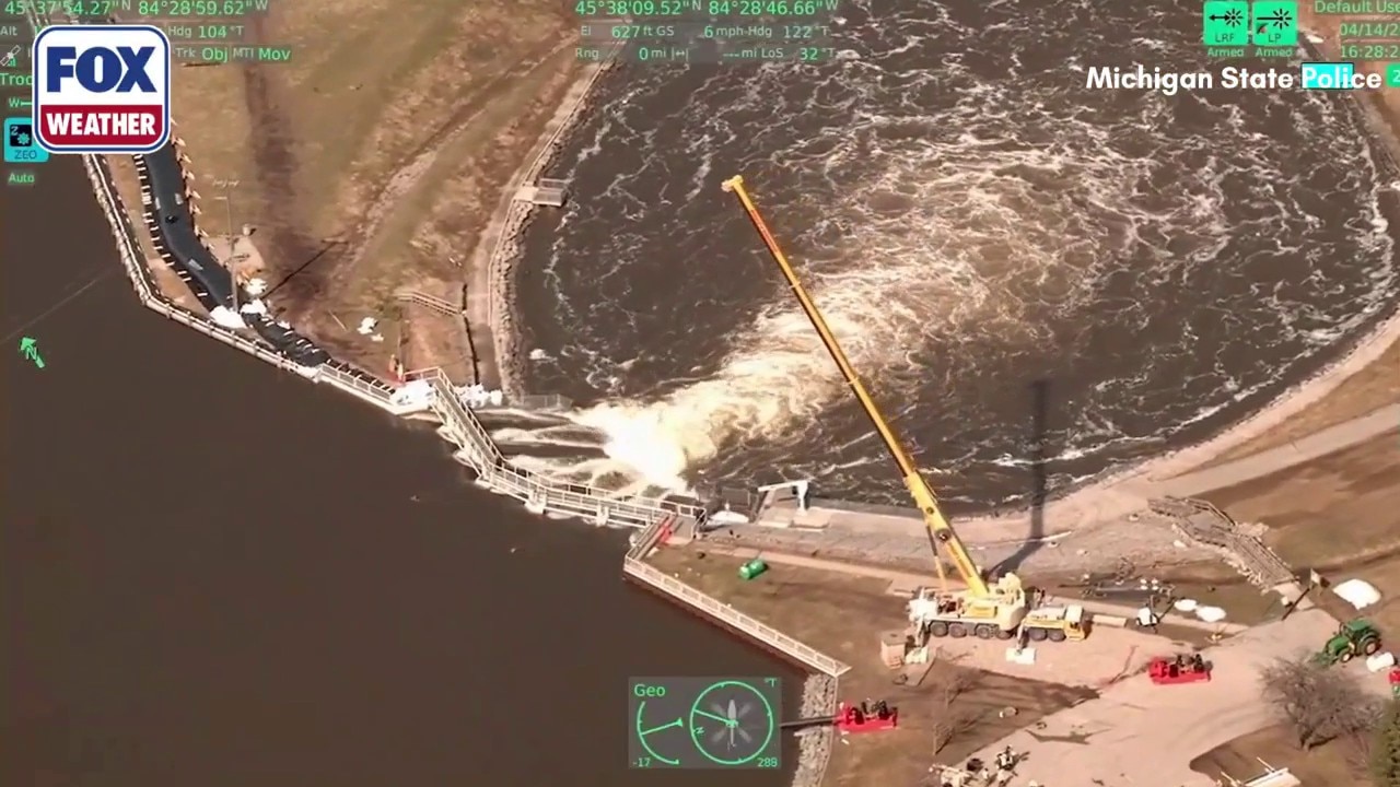 See it: Aerial footage highlights severe flooding in Cheboygan ...