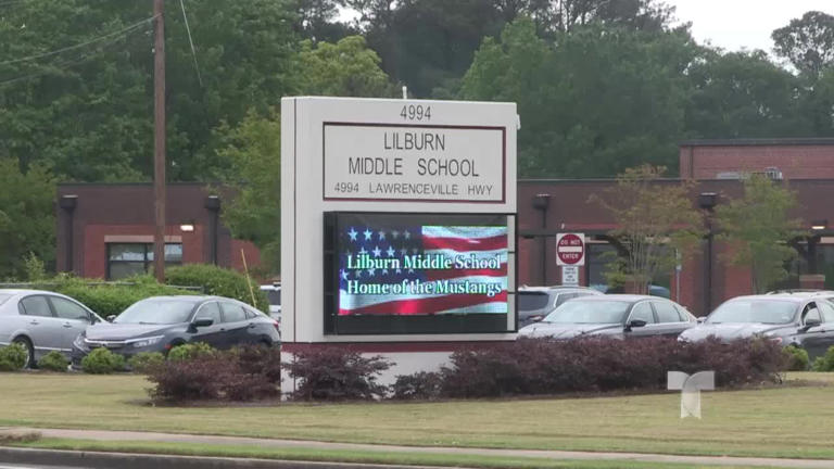 Student arrested after gun found at Lilburn Middle, school says