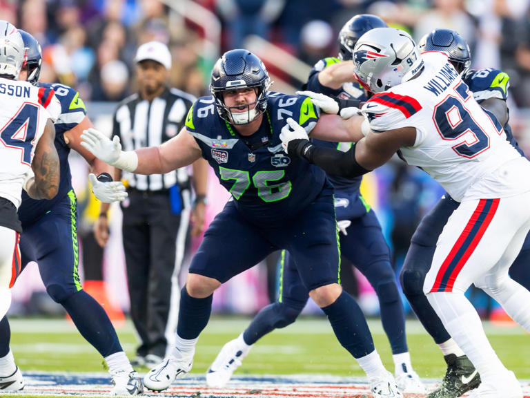 Grey Zabel is stoked to get his Seahawks Super Bowl ring