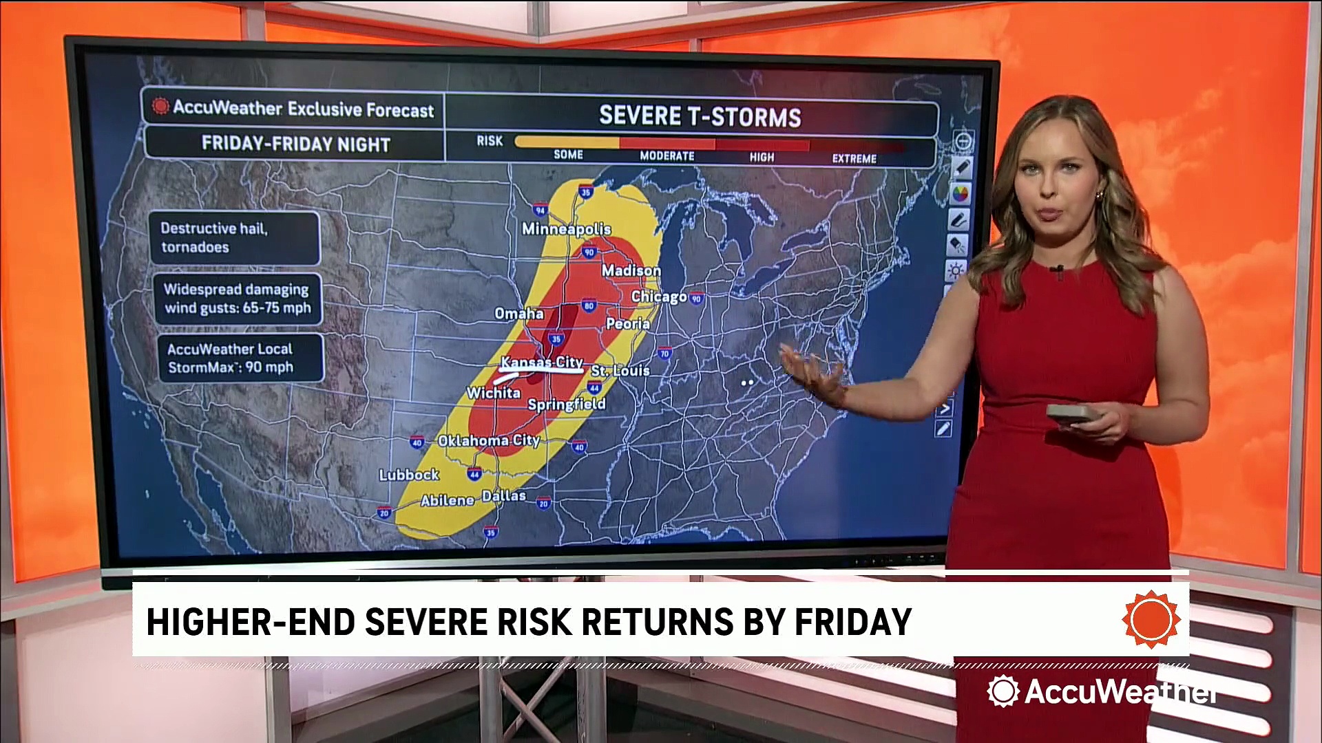 Potential severe weather outbreak could lead to dangerous tornadoes and ...